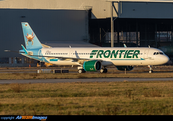 Airbus A321-271NX Frontier Airlines N606FR - AirTeamImages.com