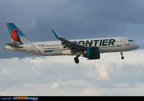 Airbus A320-251N Frontier Airlines N354FR - AirTeamImages.com