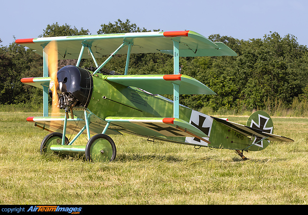 Fokker DR1 Triplane Germany - German Air Force F-AZVD - AirTeamImages.com