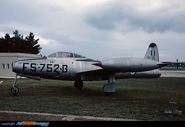 Republic F-84G Thunderjet Greece - Hellenic Air Force 19752 ...