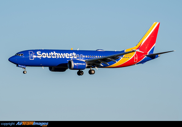 Boeing 737-8 MAX Southwest Airlines N1806U - AirTeamImages.com