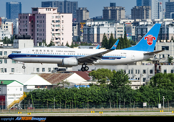 Boeing 737-81B China Southern Airlines B-1748 - AirTeamImages.com