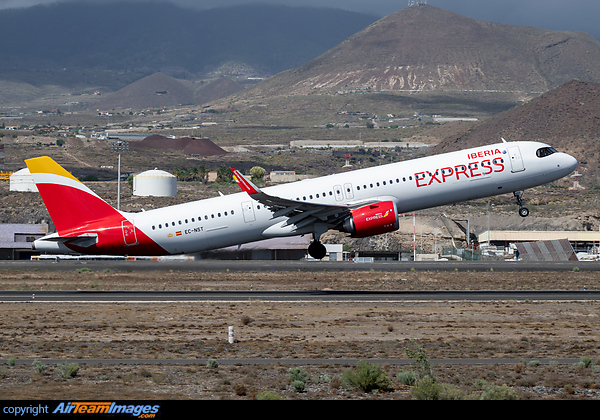 Airbus A321-251NX Iberia Express EC-NST - AirTeamImages.com Airbus A321-251NX Iberia Express EC-NST - AirTeamImages.com