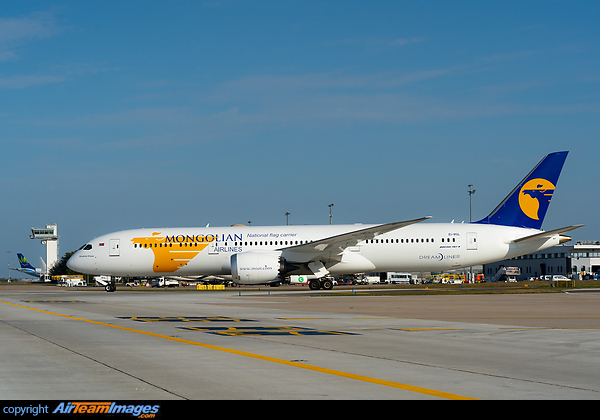 Boeing 787-9 Dreamliner MIAT Mongolian Airlines EI-MGL - AirTeamImages.com