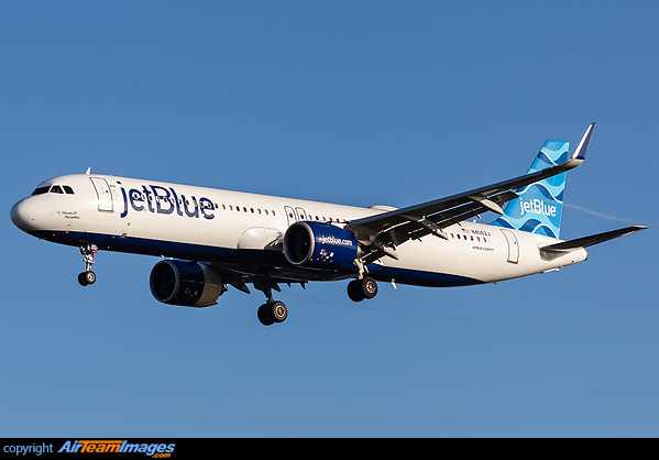 Airbus A321-271NX JetBlue Airways N4062J Large - AirTeamImages.com