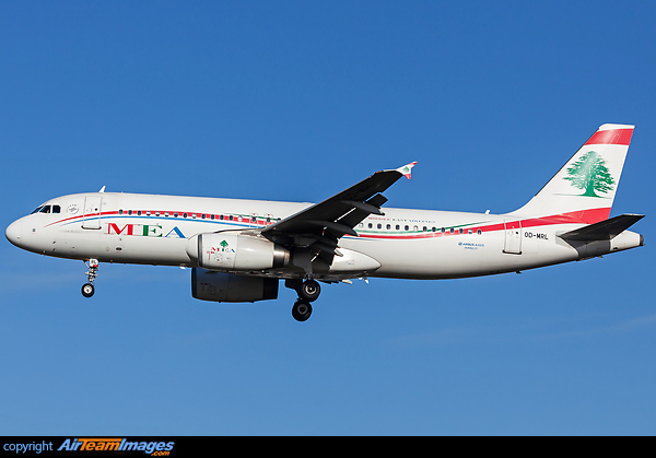 Airbus A320-232 MEA - Middle East Airlines OD-MRL - AirTeamImages.com