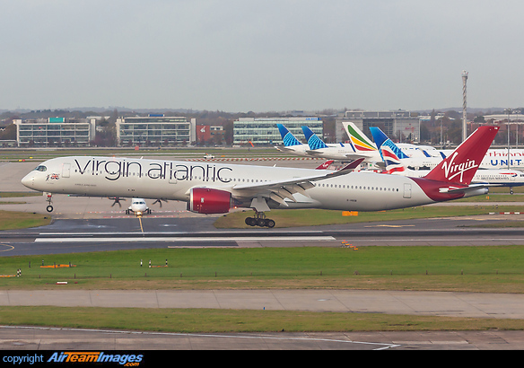 Airbus A350-1041 Virgin Atlantic Airways G-VBOB - AirTeamImages.com