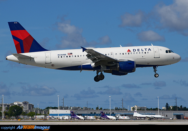Airbus A319-114 Delta Air Lines N336NB - AirTeamImages.com