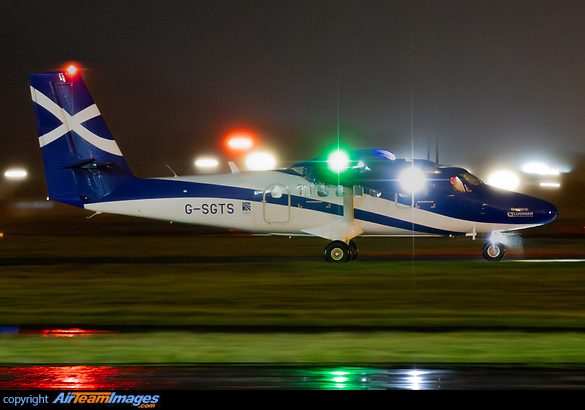 Viking DHC-6-400 Twin Otter Loganair G-SGTS - AirTeamImages.com