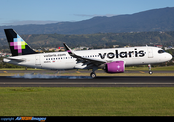 Airbus A320-271N Volaris Costa Rica N545VL - AirTeamImages.com