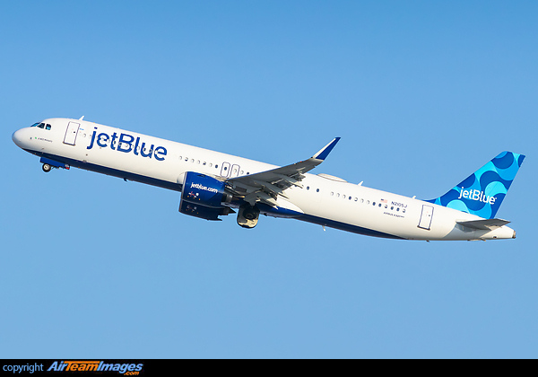 Airbus A321-271NX JetBlue Airways N2105J - AirTeamImages.com