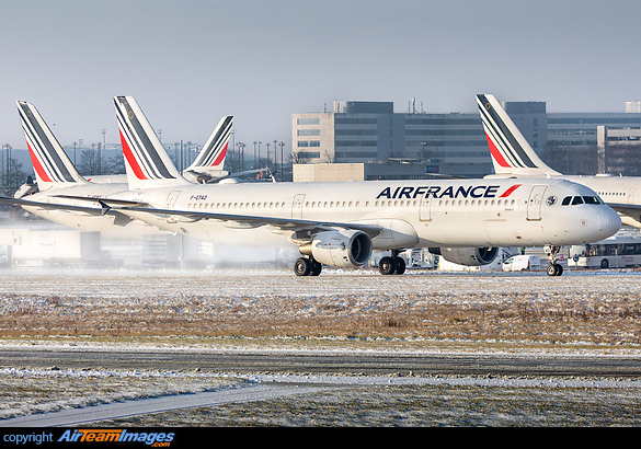Airbus A321-212 Air France F-GTAD - AirTeamImages.com