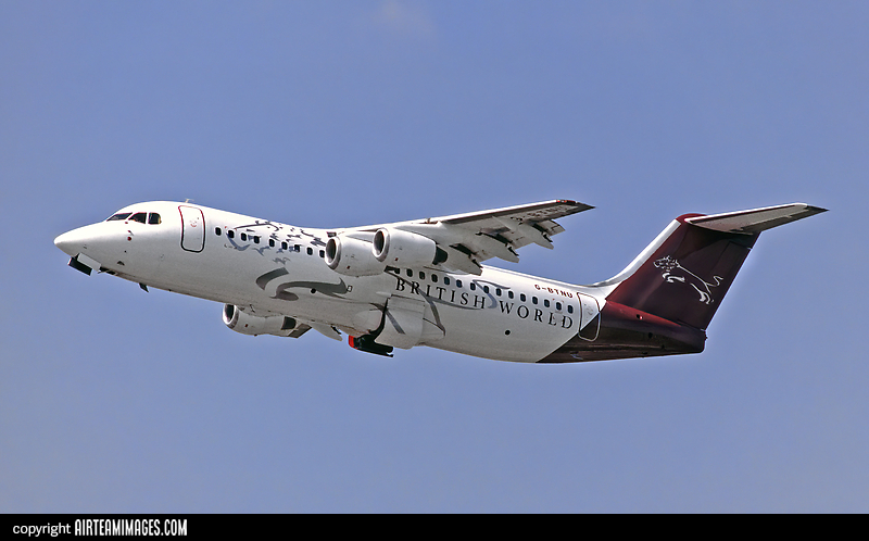 British Aerospace 146-300 British World Airlines G-BTNU - AirTeamImages.com