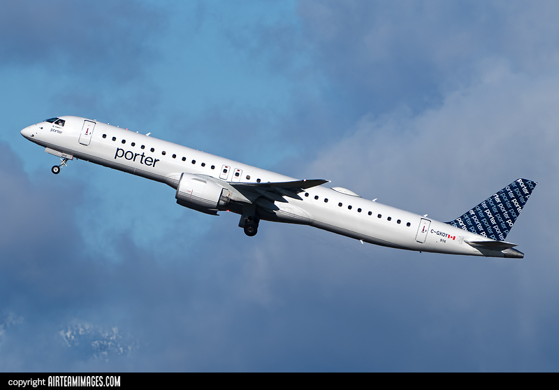 Embraer ERJ-195-E-2 Porter Airlines C-GKQY - AirTeamImages.com