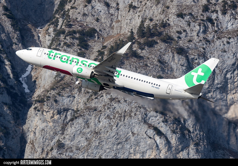 Boeing 737-8K2 Transavia PH-HXD - AirTeamImages.com