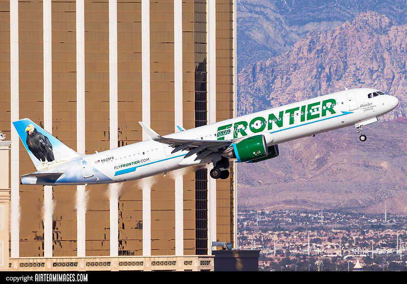 Airbus A321-271NX Frontier Airlines N609FR - AirTeamImages.com