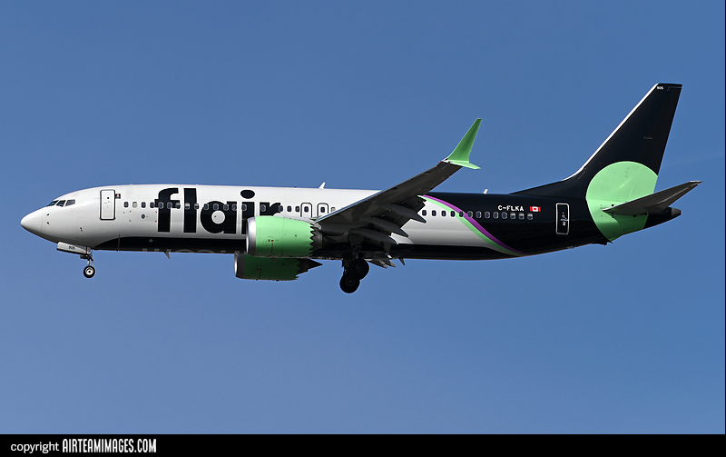 Boeing 737-8 MAX Flair Air C-FLKA - AirTeamImages.com