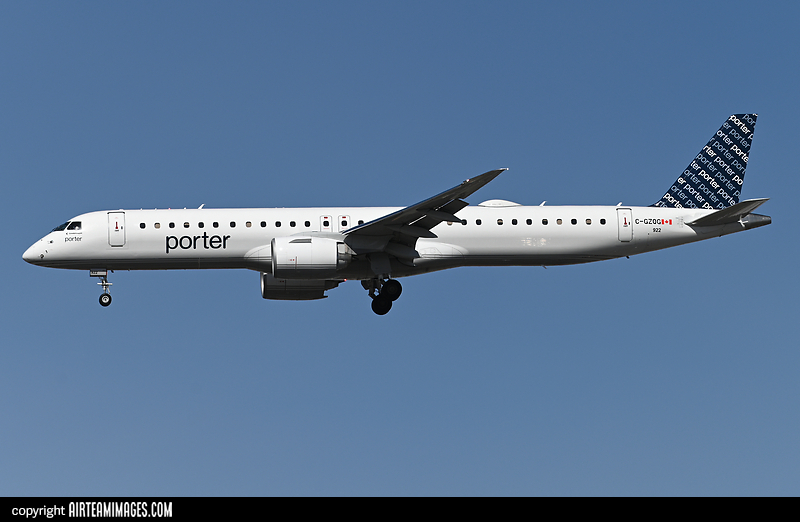 Embraer ERJ-195-E-2 Porter Airlines C-GZQG - AirTeamImages.com