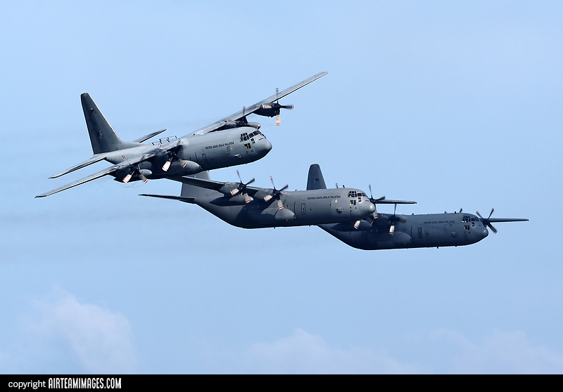 Lockheed C-130H-30 Hercules Malaysia - Air Force M30-15 - AirTeamImages.com