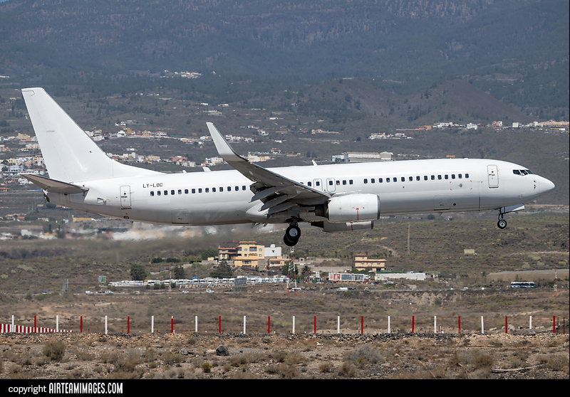 Boeing 737-85P KlasJet LY-LOC - AirTeamImages.com