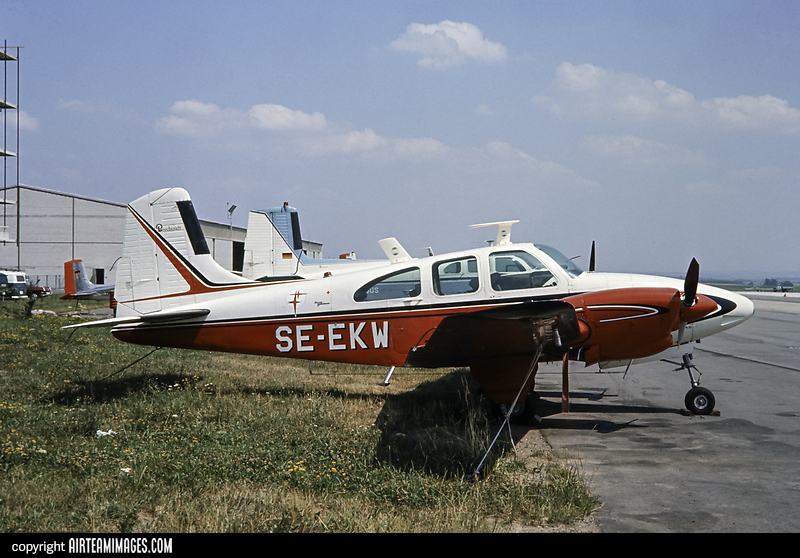 Beechcraft D.95 Travel Air Private SE-EKW - AirTeamImages.com