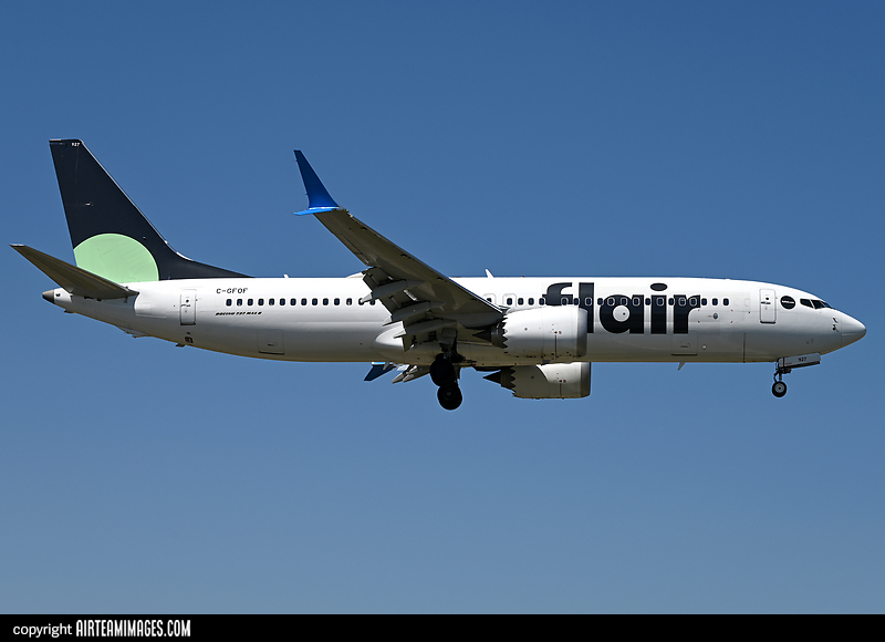 Boeing 737-8 MAX Flair Air C-GFOF - AirTeamImages.com