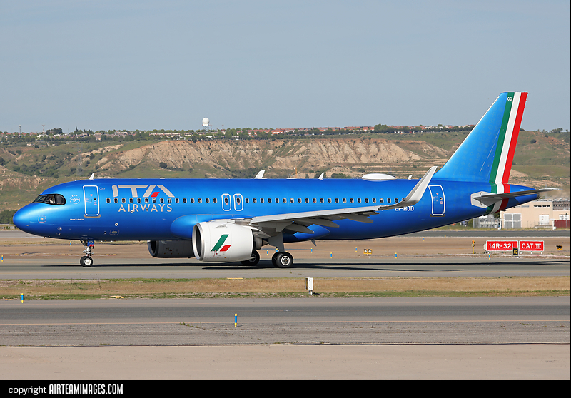 Airbus A320-272N ITA Airways EI-HOD - AirTeamImages.com