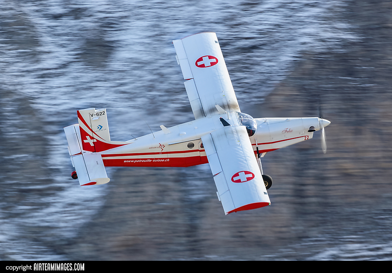 Pilatus PC-6B2-H2 Turbo Porter Patrouille Suisse V-622 - AirTeamImages.com