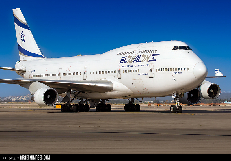 Boeing 747-412 El Al 4X-ELE - AirTeamImages.com
