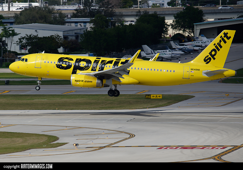 Airbus A320-232 Spirit Airlines N648NK - AirTeamImages.com