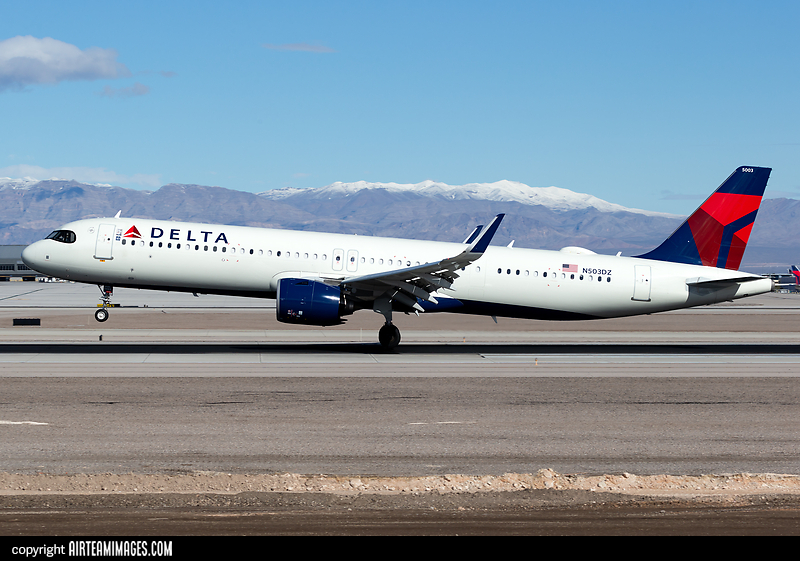 Airbus A321-271NX Delta Air Lines N503DZ - AirTeamImages.com