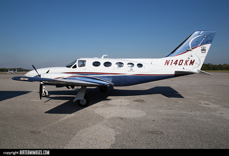 Cessna 414A Chancellor Private N140KM - AirTeamImages.com