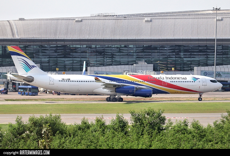 Airbus A340-313 Garuda Indonesia YR-LRB - AirTeamImages.com