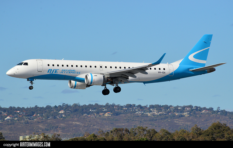 Embraer ERJ-190LR National Jet Express VH-IQA - AirTeamImages.com