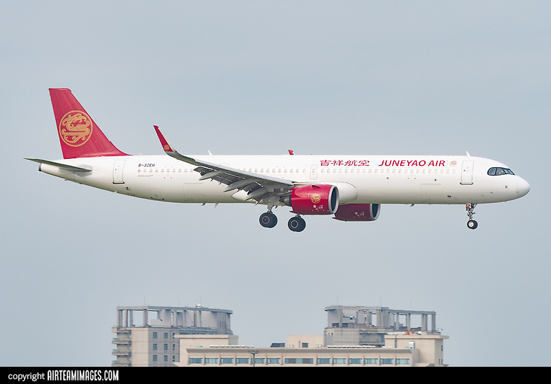 Airbus A321-271N Juneyao Airlines B-32EH - AirTeamImages.com