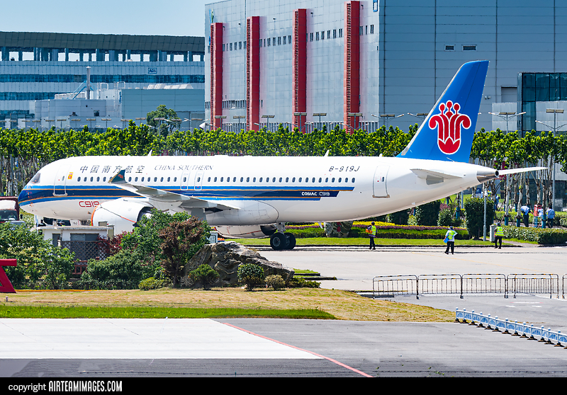 Comac C919 China Southern Airlines B-919J - AirTeamImages.com