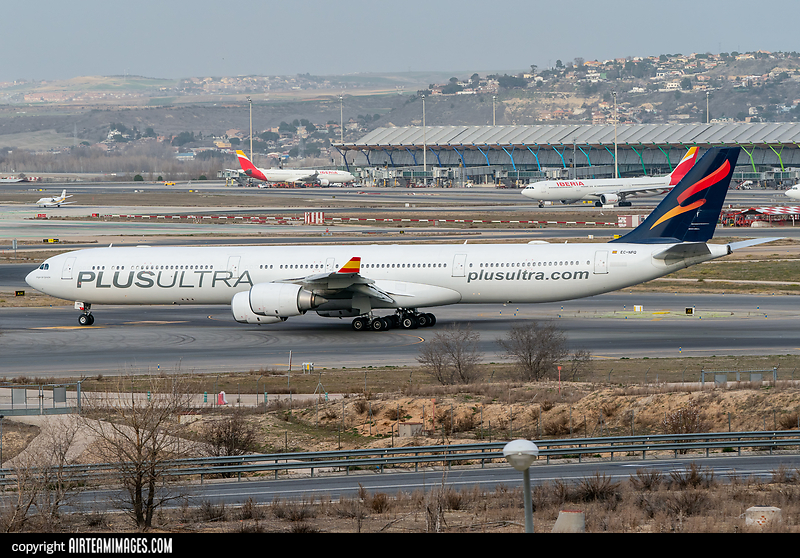Airbus A340-642 Plus Ultra Lineas Aereas EC-NFQ - AirTeamImages.com
