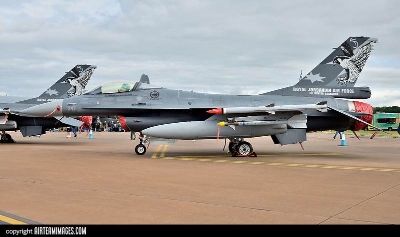 General Dynamics F-16AM Jordan - Air Force 247 - AirTeamImages.com