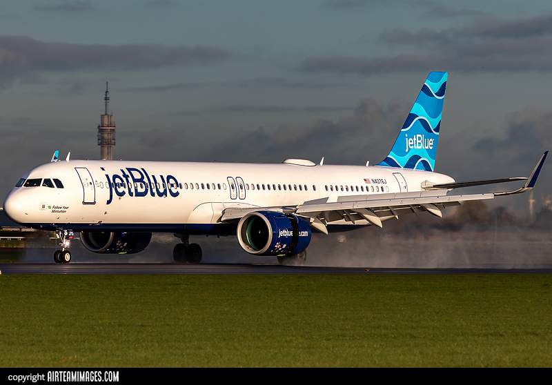 Airbus A321-271NX JetBlue Airways N4076J - AirTeamImages.com