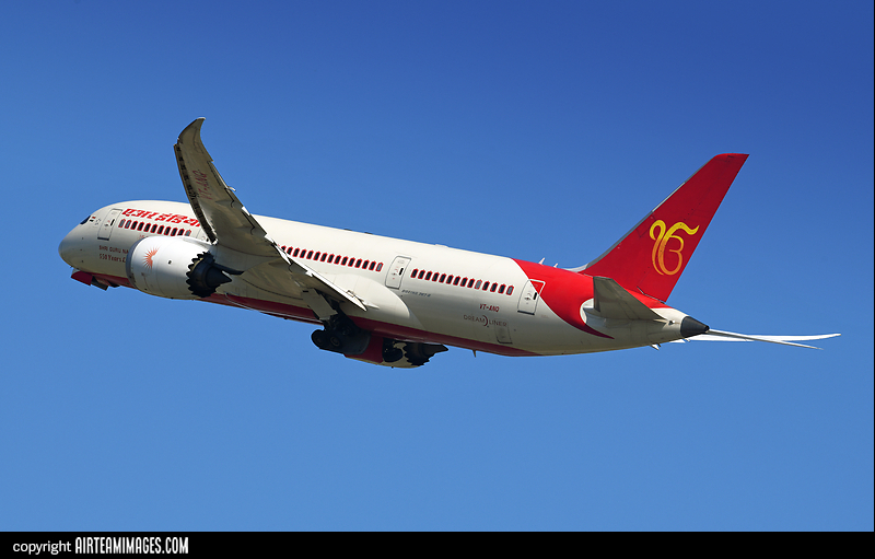 Boeing 787-8 Dreamliner Air India VT-ANQ - AirTeamImages.com
