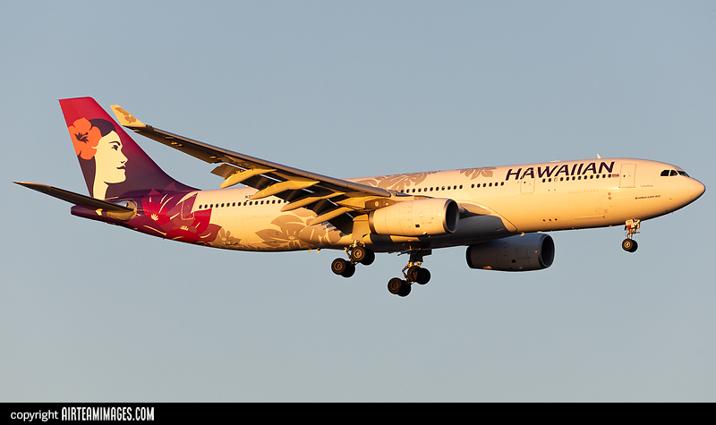 Airbus A330-243 Hawaiian Airlines N393HA - AirTeamImages.com