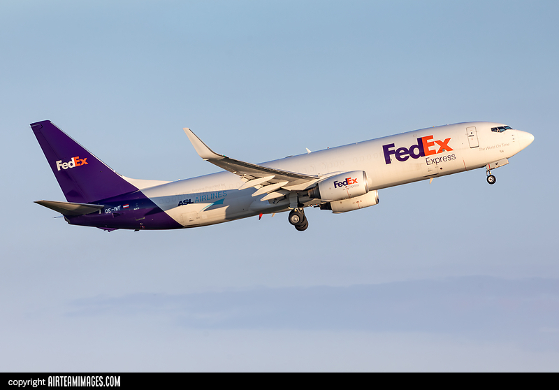 Boeing 737-8AS(BCF) FedEx Express (ASL Airlines) OE-IWF - AirTeamImages.com