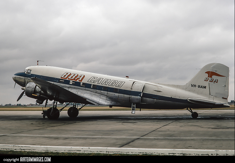 Douglas C-47A Skytrain (DC-3) Brain and Brown Airfreighters VH-BAM ...