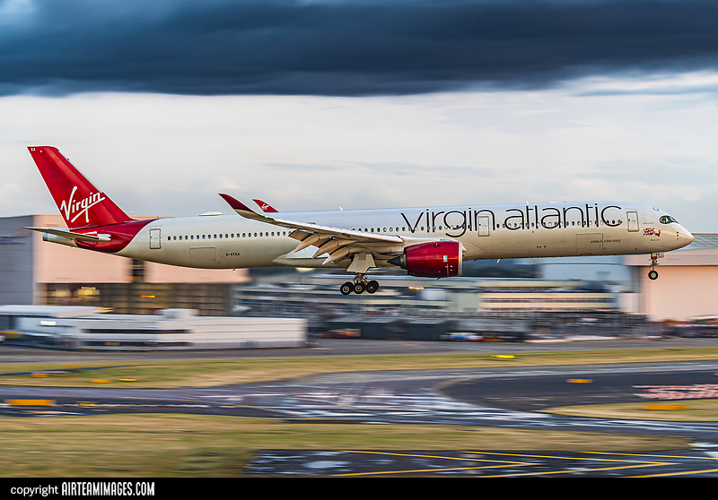 Airbus A350-1041 Virgin Atlantic Airways G-VTEA - AirTeamImages.com