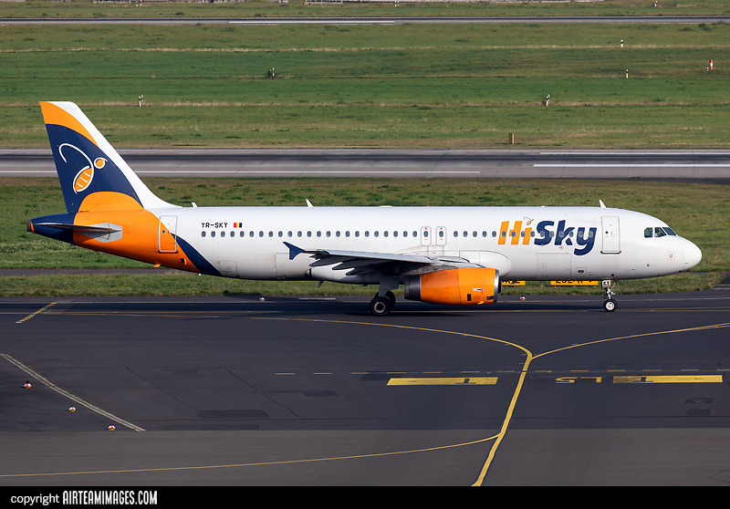 Airbus A320-232 HiSky YR-SKY - AirTeamImages.com