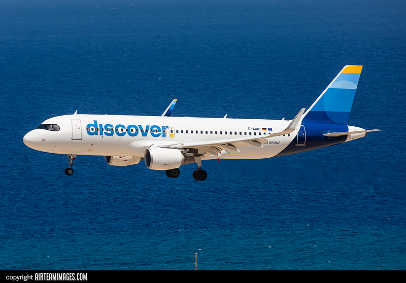 Airbus A320-214 Discover Airlines D-AIWD - AirTeamImages.com