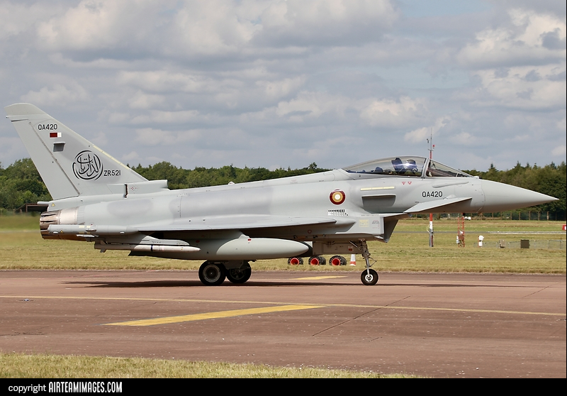 Eurofighter Typhoon Qatar - Air Force ZR521 - AirTeamImages.com