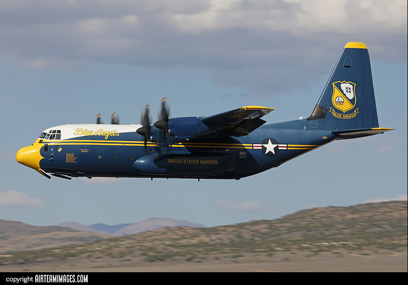 Lockheed C-130J Hercules Blue Angels 170000 - AirTeamImages.com