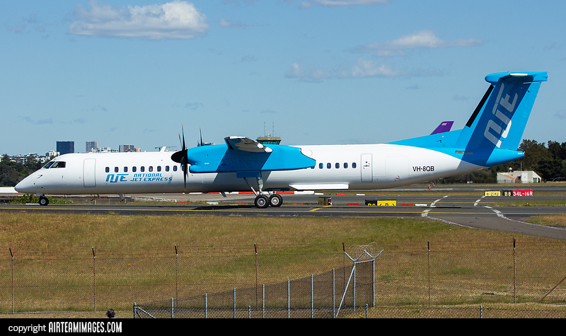 Bombardier Dash 8-402Q National Jet Express VH-8QB - AirTeamImages.com