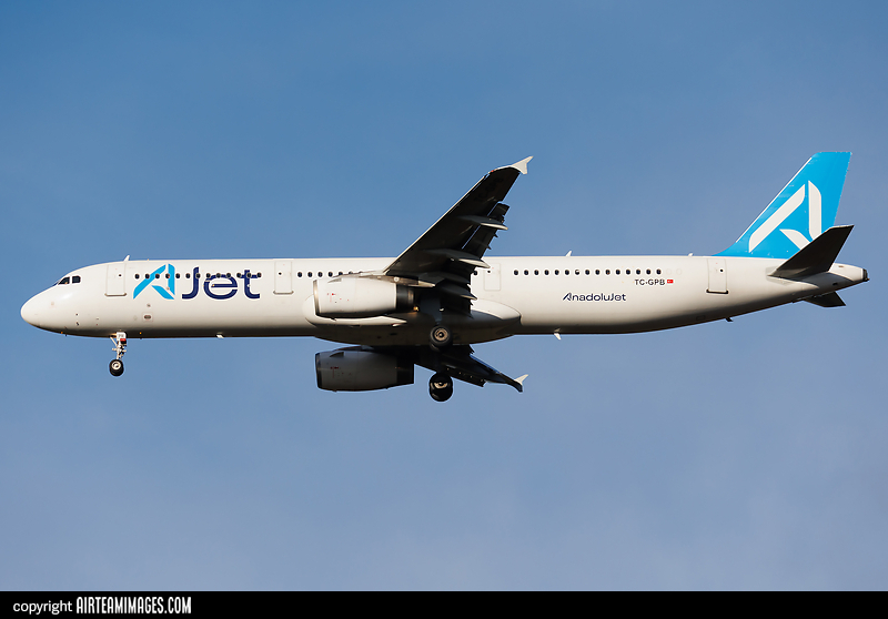 Airbus A321-231 AJet TC-GPB - AirTeamImages.com